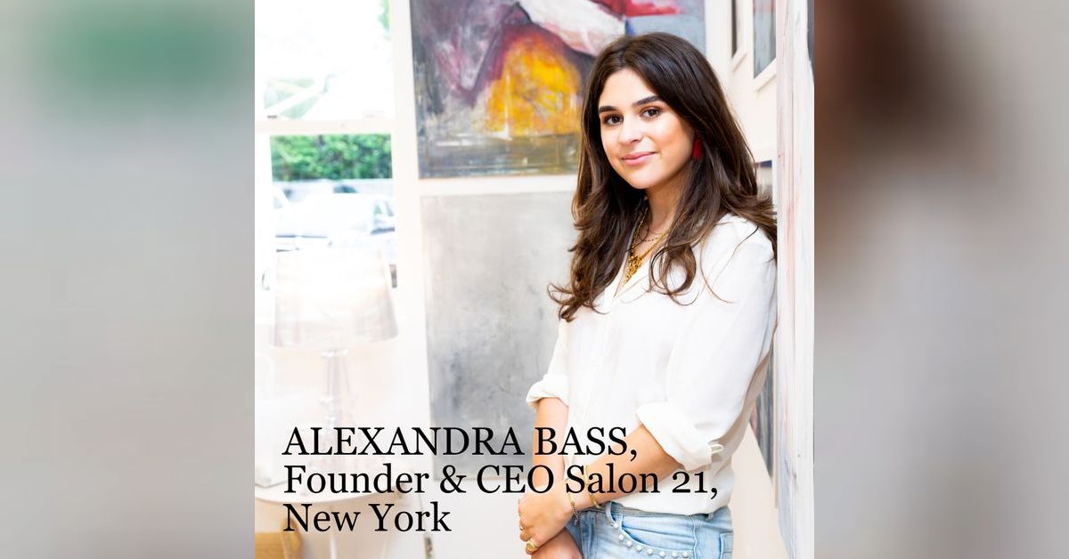 ALEXANDRA BASS, Founder & CEO Salon 21, New York | The Art Business