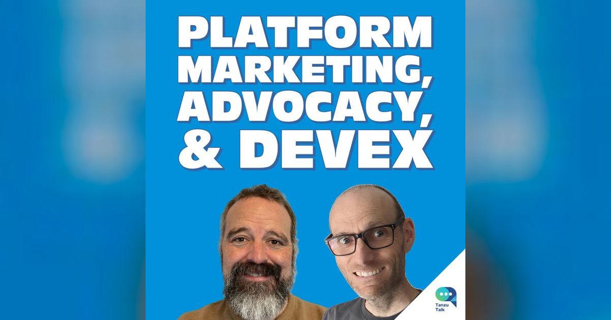 Platform marketing, advocacy, DevEx, documentation, and Backstage ...