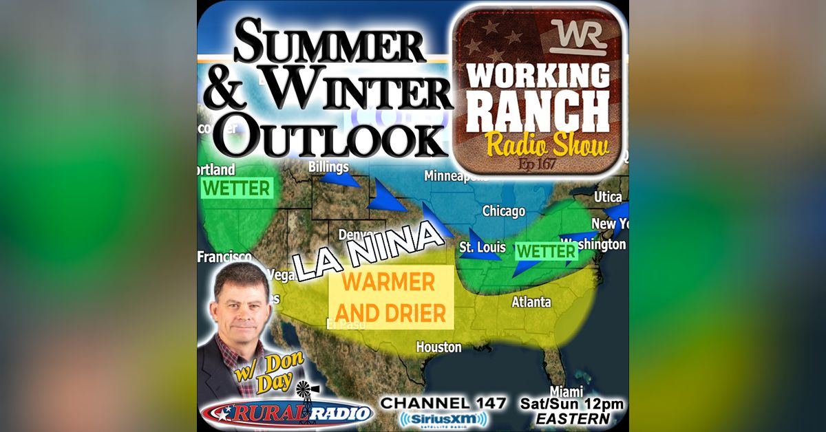 Ep 167: Weather Outlook: Summer & Fall… Brrr? | Working Ranch Radio Show