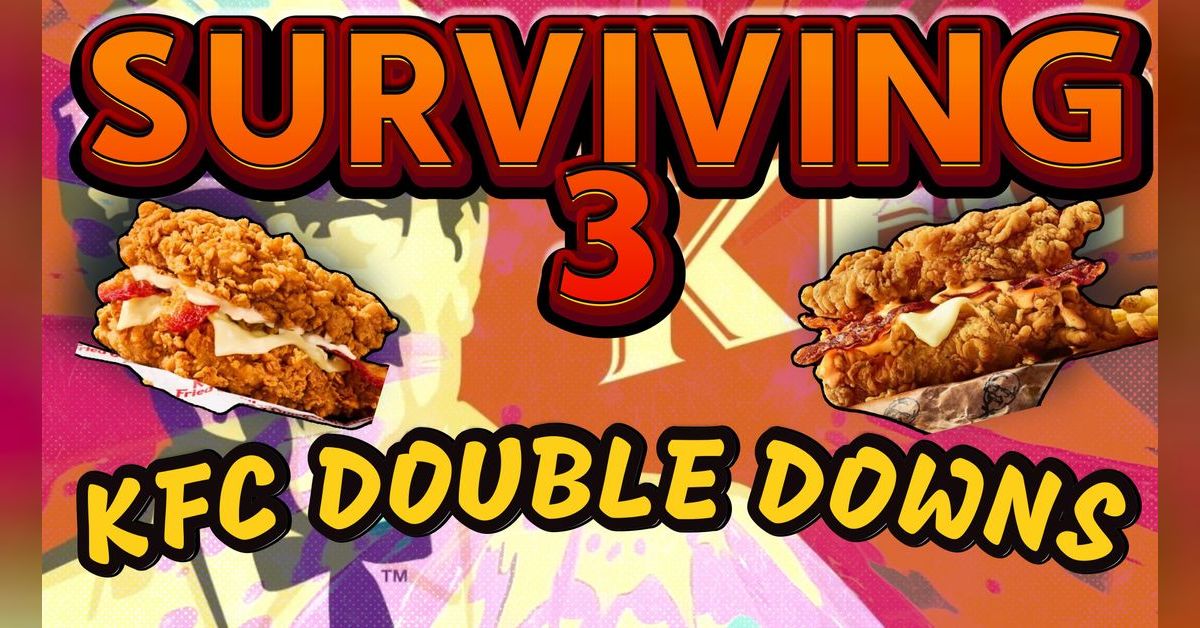 Ep. 458 - Eating 3 KFC double downs and Surviving. #food | Working ...