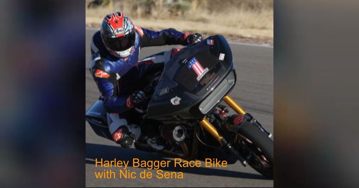 Harley Bagger Race Bike with Nic de Sena | Motos and Friends from ...