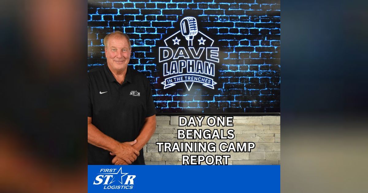 Dave Lapham On Day One Of Cincinnati Bengals Training Camp - Joe Burrow ...