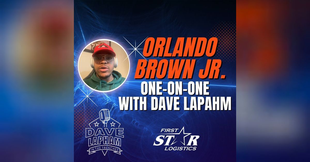 Bengals LT Orlando Brown Jr. One on One with Dave Lapham | In The ...