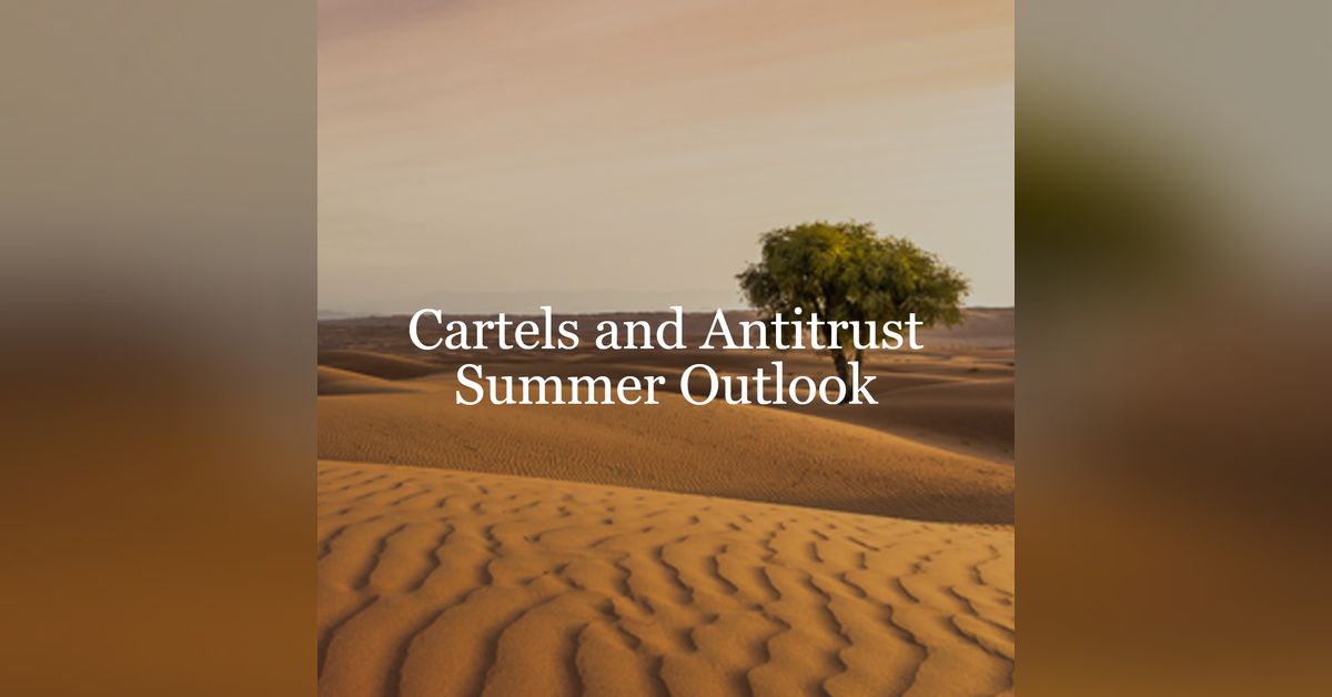 Cartels and Antitrust Summer Outlook // AFIG | The Linklaters Podcast