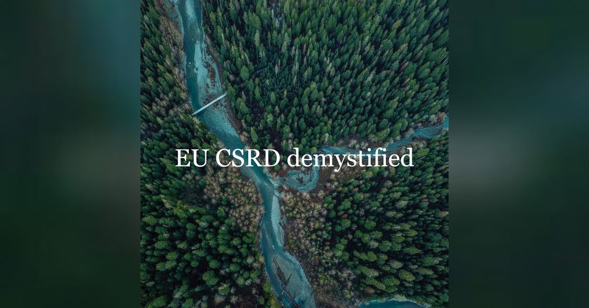 EU CSRD demystified - double materiality // ESG | The Linklaters Podcast