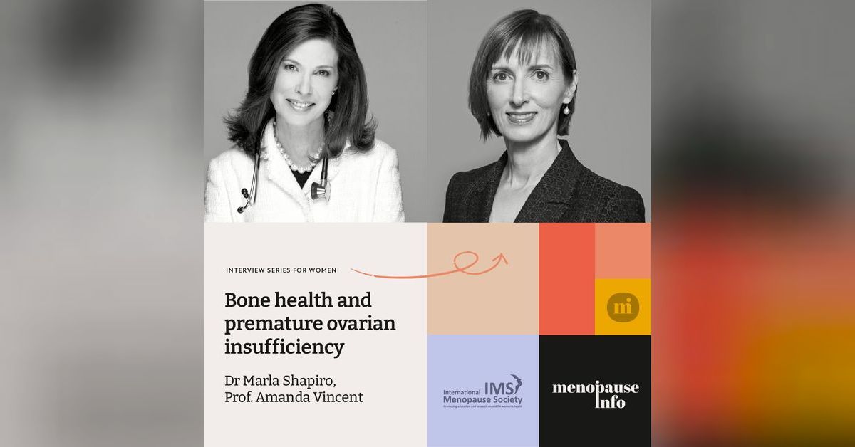 Dr. Amanda Vincent - Bone health and premature ovarian insufficiency ...