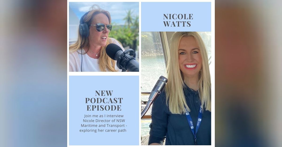 The waves of change just keep coming with Nicole WATTS from Maritime NSW | The Boat Princess Podcast