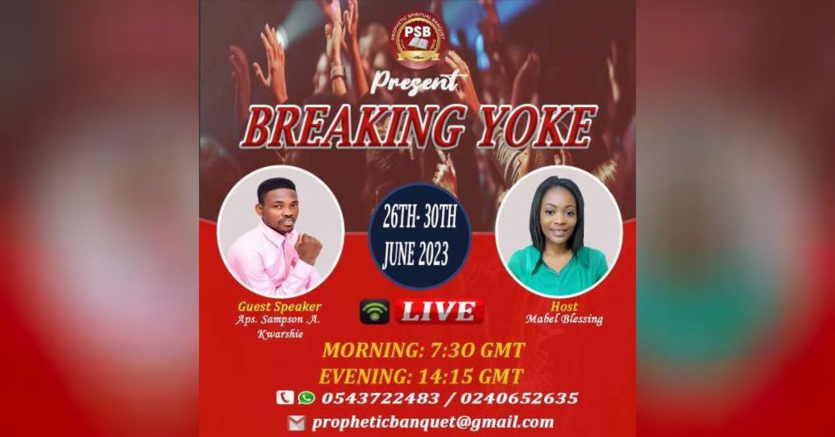 BREAKING YOKE EPISODE 1 ( JESUS CHRIST HAS SET US FREE) | PROPHETIC ...