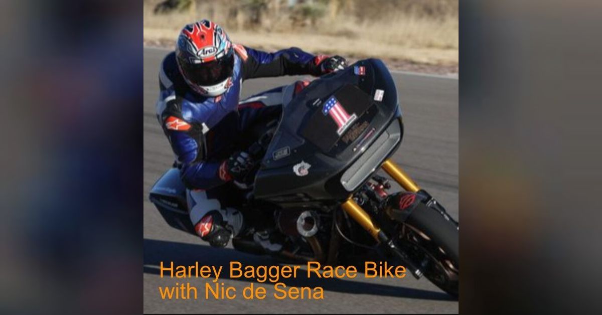 Harley Bagger Race Bike with Nic de Sena | Motos and Friends from the ...