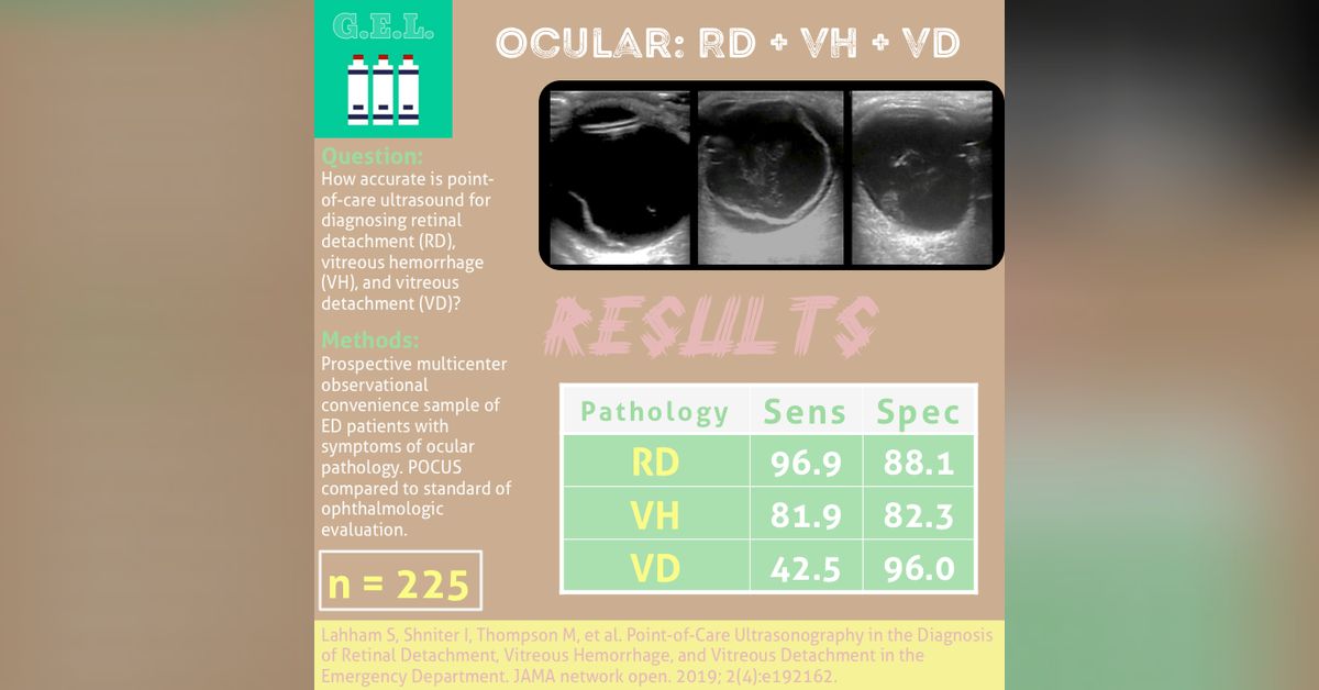Ocular POCUS of Retinal Detachment, Vitreous Hemorrhage, and Vitreous ...