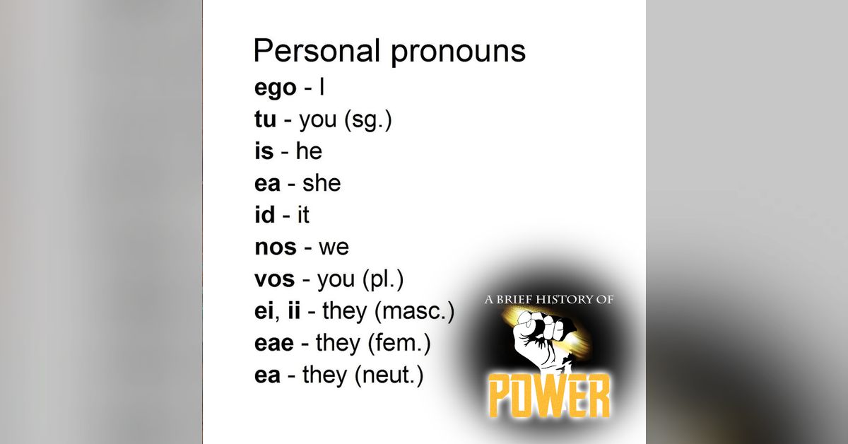 Brief#32 Preferable Pronouns | A Brief History of Power
