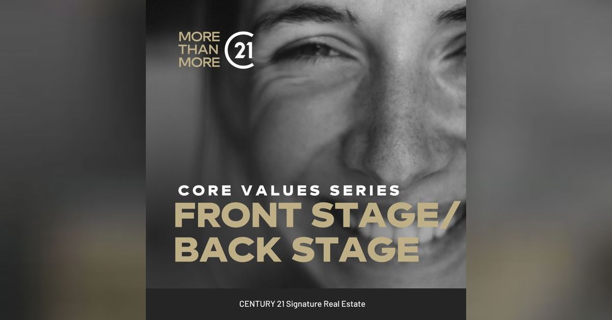 Core Values: Front Stage/Back Stage with Anna Culbertson | More Than More
