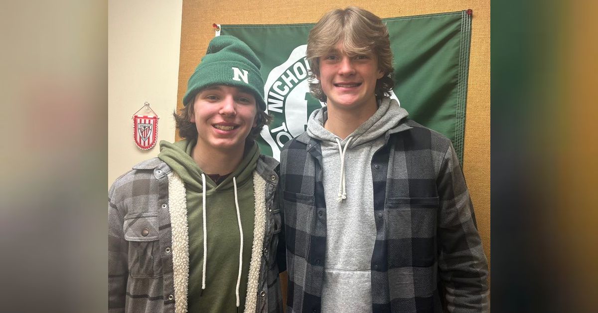 #32 - Jacob Brunton and London Goodwin (Nichols Prep Hockey) | Nichols ...