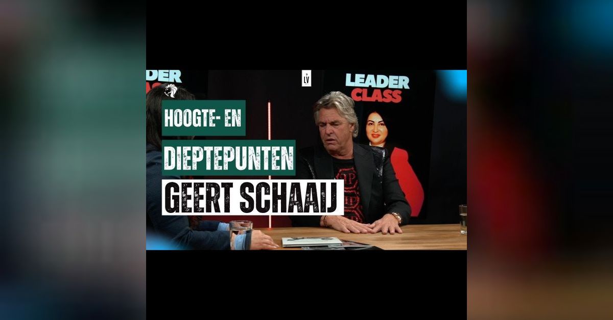 De Ondernemersgeest Hoogte en Dieptepunten met Geert Schaaij | Café ...