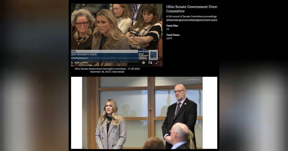 Riley Gaines testifies in support of H.B. 68 the Ohio Safe Act | News ...