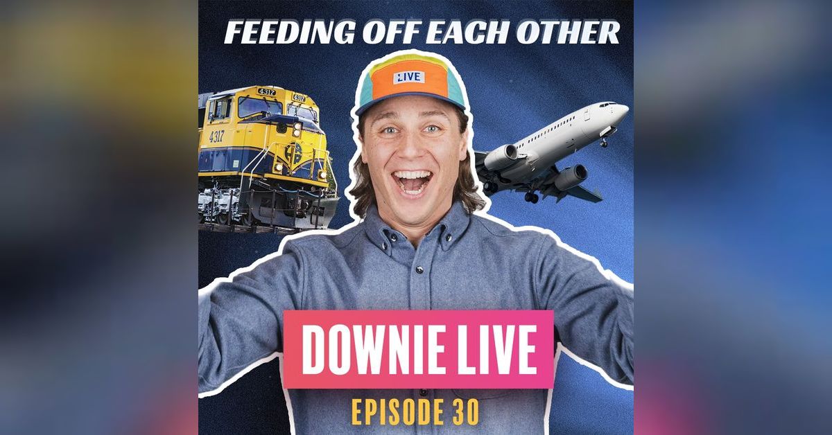 Ep 30. DownieLive Quit the 9 to 5 Life for YouTube | Feeding Off Each Other