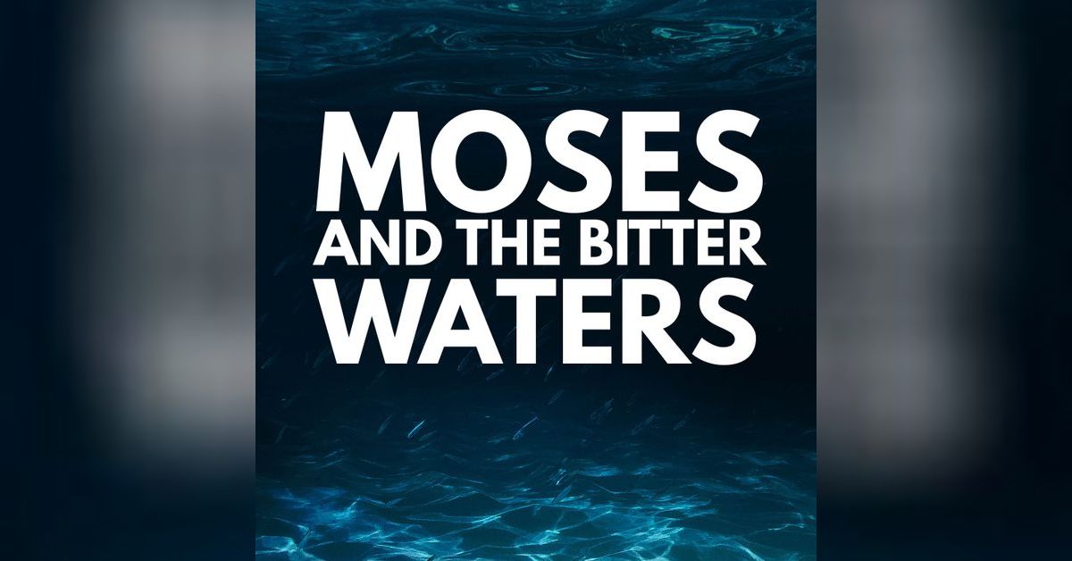 Moses and The Bitter Waters (Exodus 15) | Literary Bible Themes (with ...