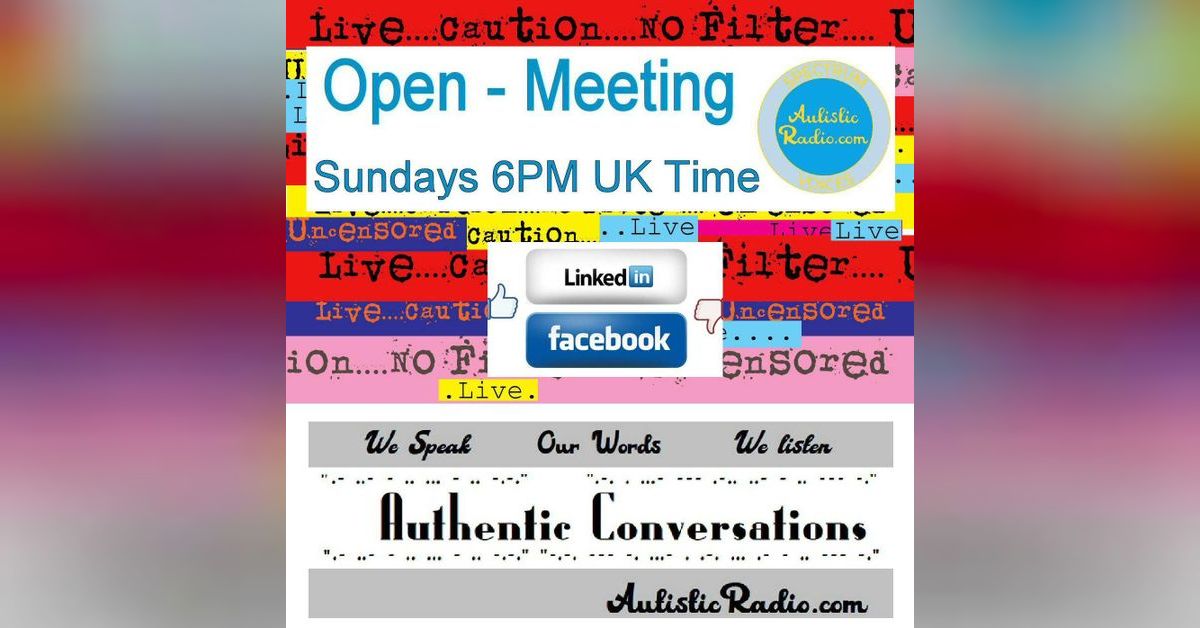 555PM Live Autism Podcast Harrys Spectrum Voices Autistic Radio ...