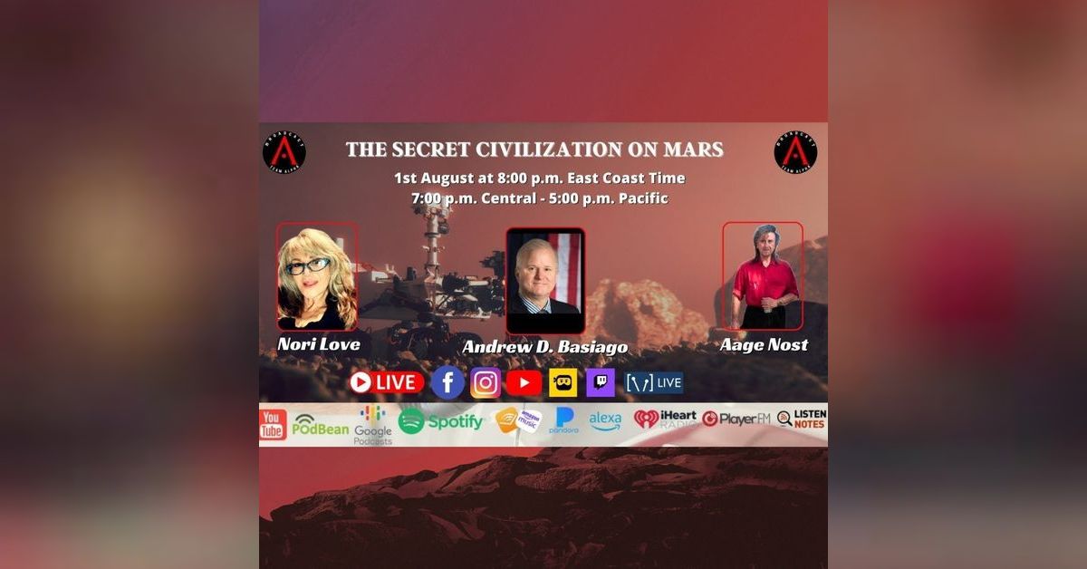 The Secret Civilization on Mars with Andrew D. Basiago | Conscious ...