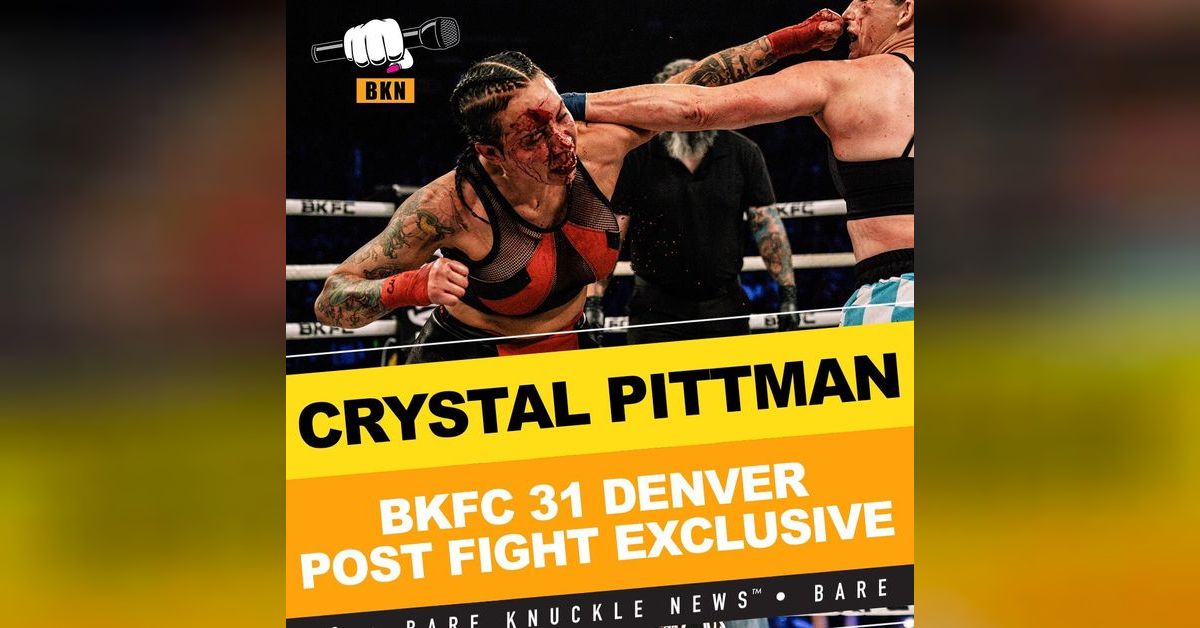 BKFC fighter Crystal Pittman’s relentless, come-forward style wows the ...