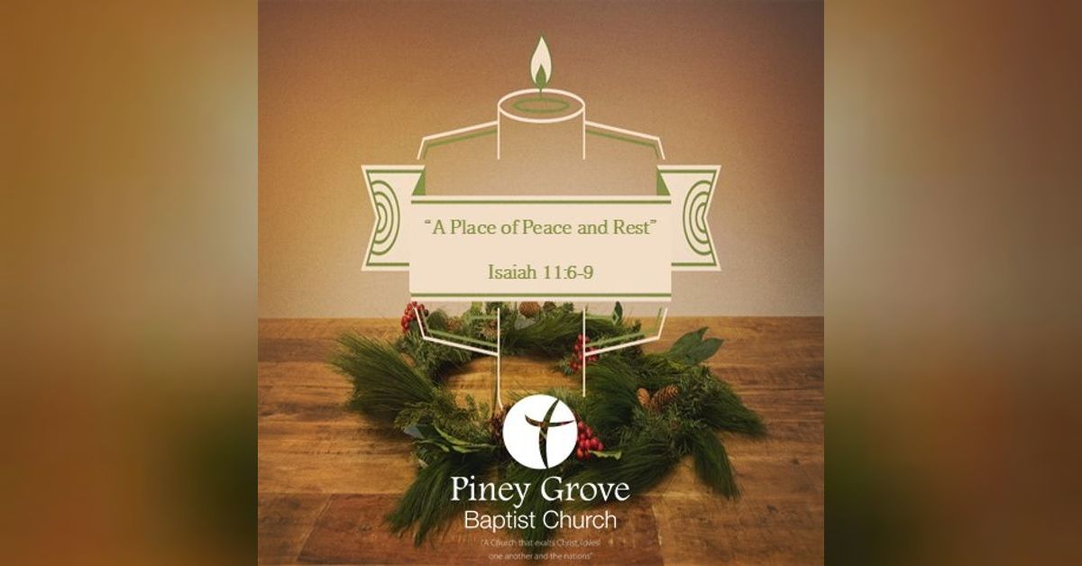 Isaiah 11:6-9, “Peace and a Resting Place” | Piney Grove Baptist Church