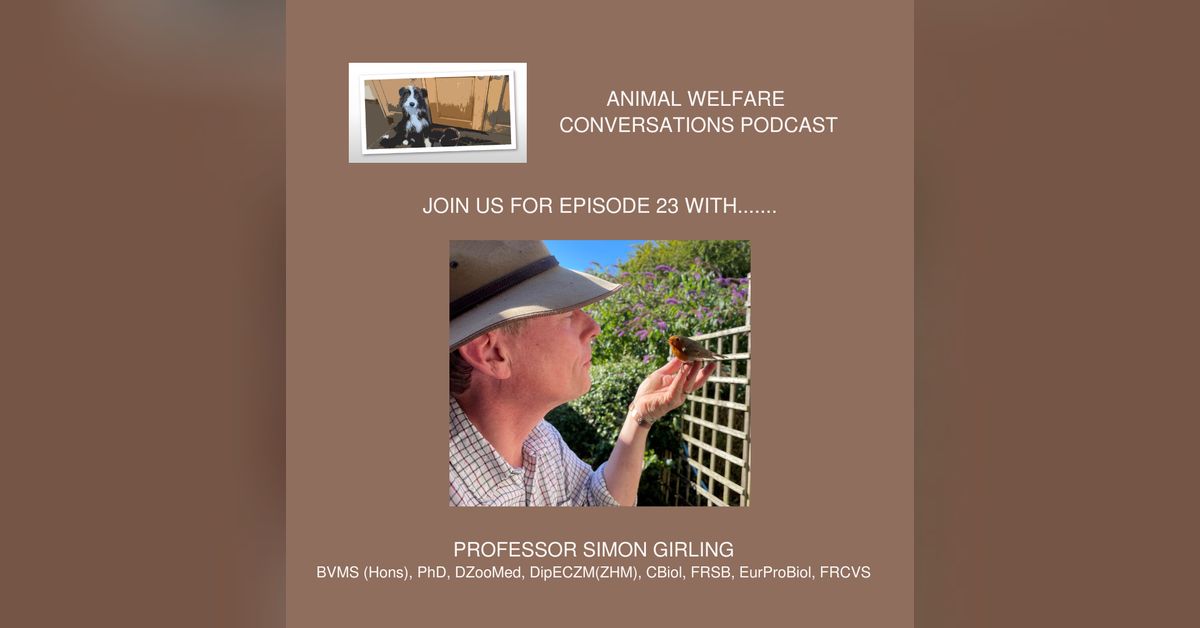 Prof Simon Girling - Reintroducing native species | Animal Welfare ...