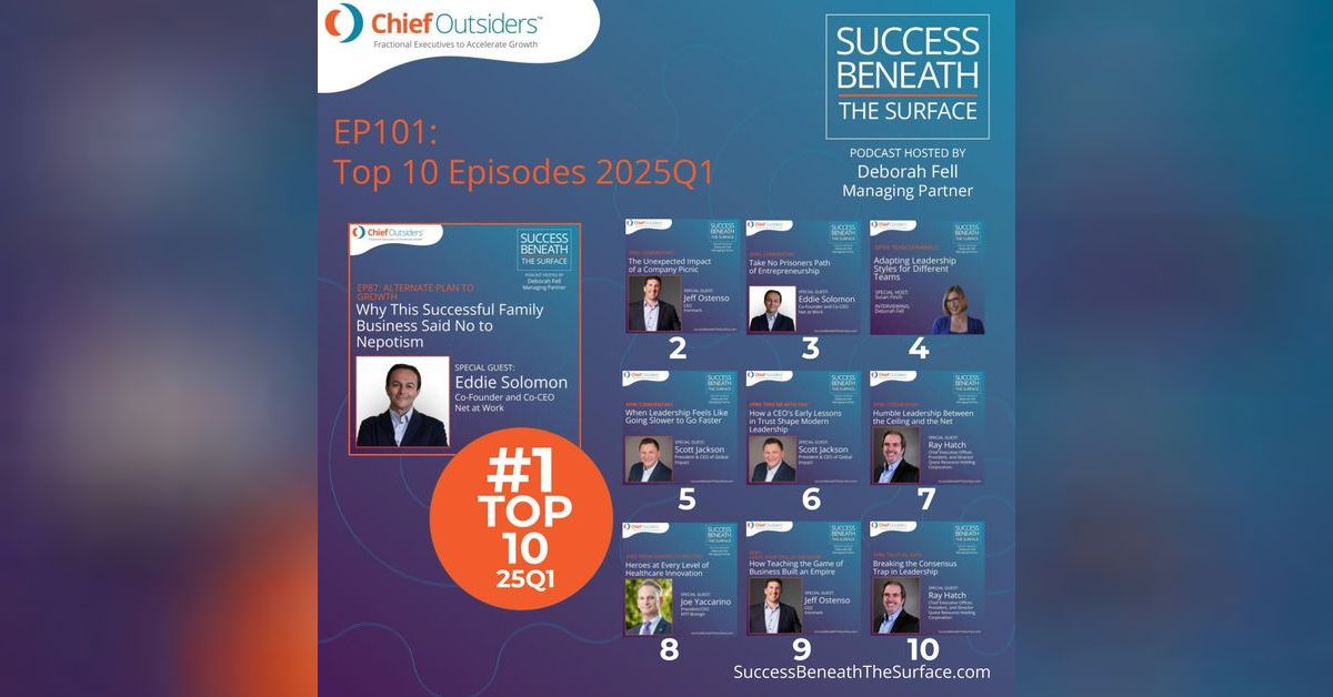 EP101: Success Beneath the Surface: Leadership Insights from Q1 2025 ...