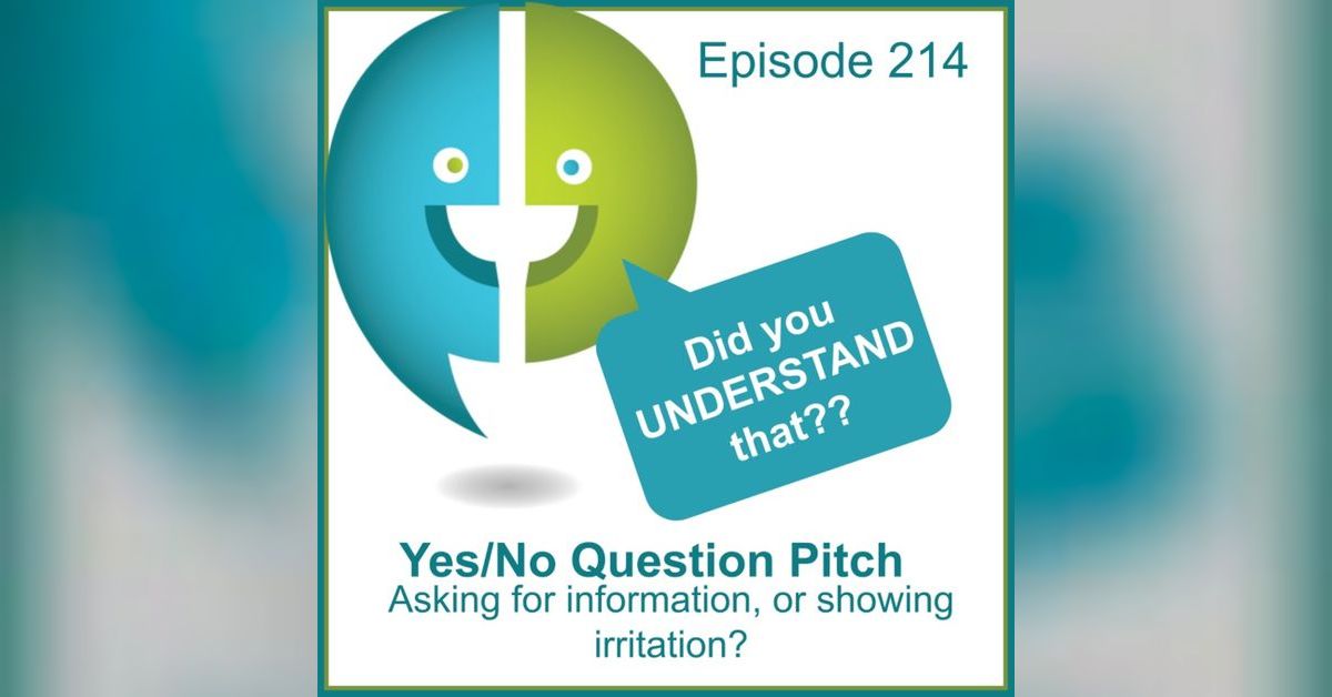 214: Yes/No Pitch Patterns | American English Pronunciation Podcast