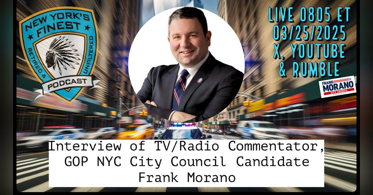Interview of Frank Morano TV / Radio Commentator and Candidate for NYC ...