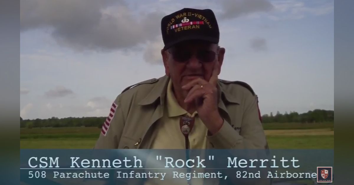 WWII Veteran CSM Kenneth "Rock" Merritt - Part 1 from Normandy | Making ...