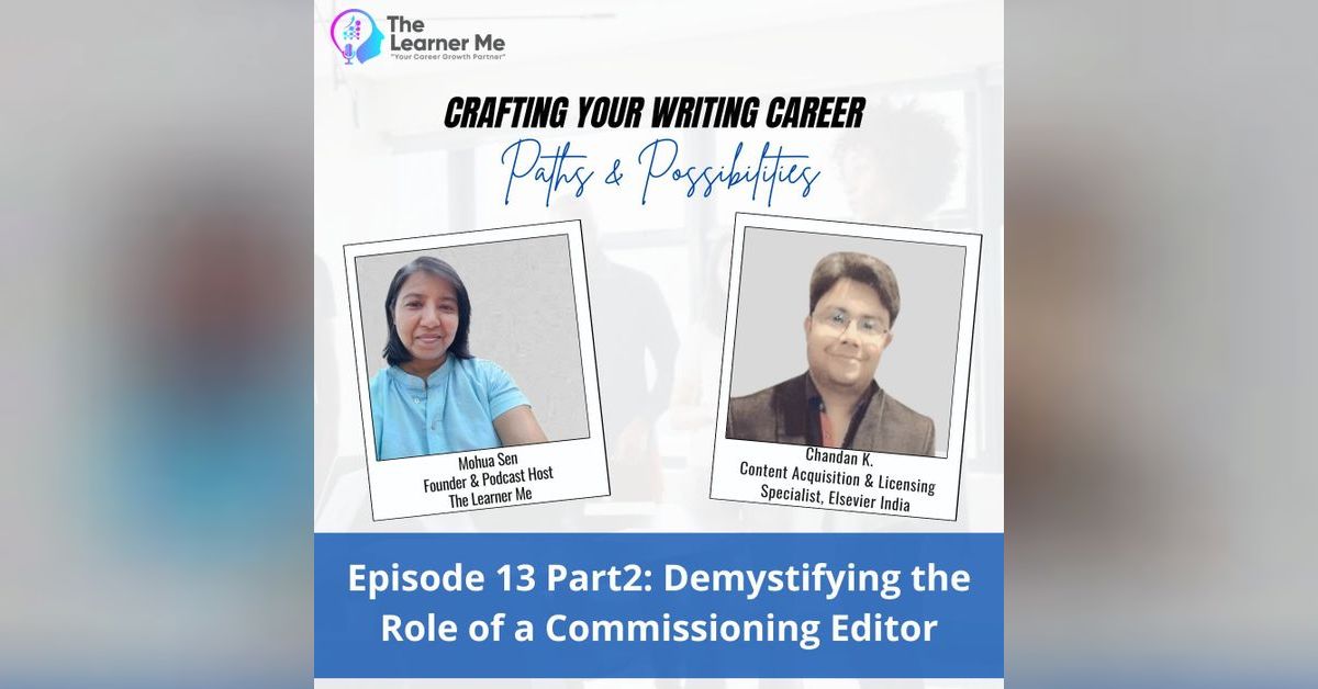 Demystifying the Role of a Commissioning Editor - Part2 | Crafting Your ...