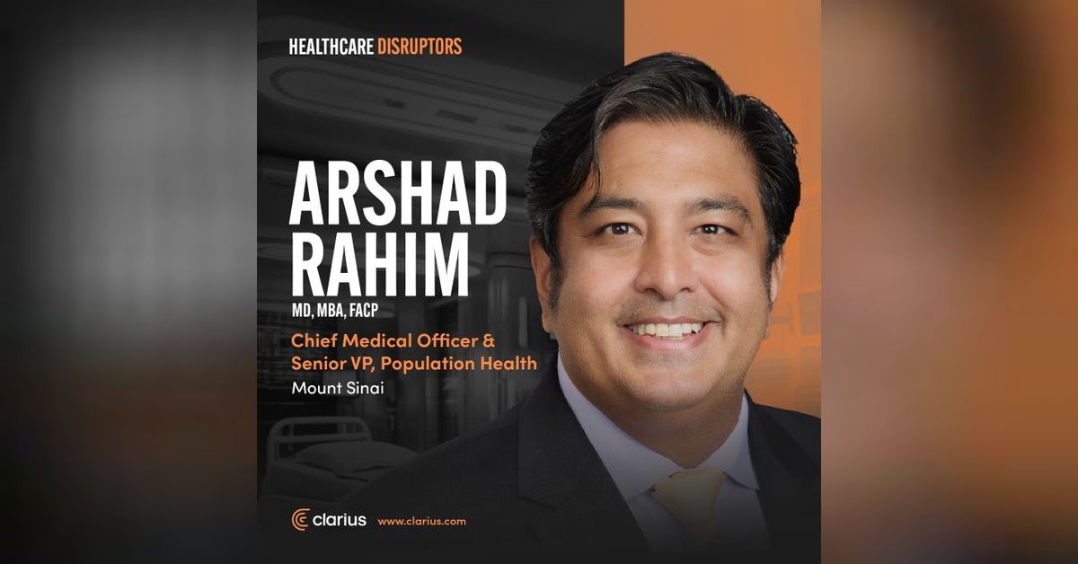 Mount Sinai's Arshad Rahim on Merging Medicine and Business for Value ... Mount Sinai's Arshad Rahim on Merging Medicine and Business for Value ...