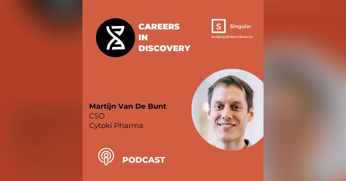Martijn Van De Bunt, Cytoki Pharma | Careers in Discovery