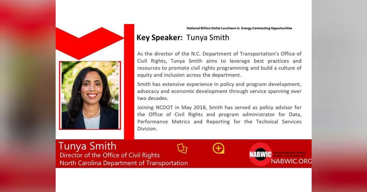 NABWIC Talks with Tunya Smith, Director of the Office of Civil Rights ...