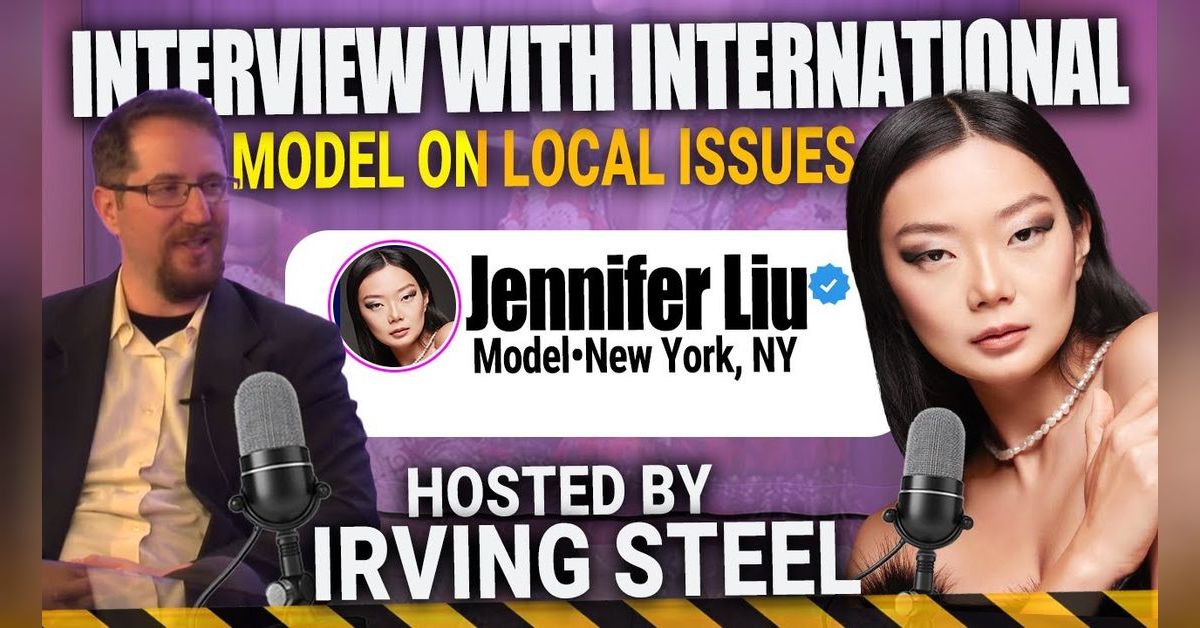 International Model Jennifer Liu on Local Issues hosted by Irving ...
