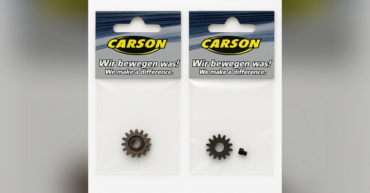 How Carson-Motor Sport Became R/C Enthusiasts' Favorite Steel Pinions ...