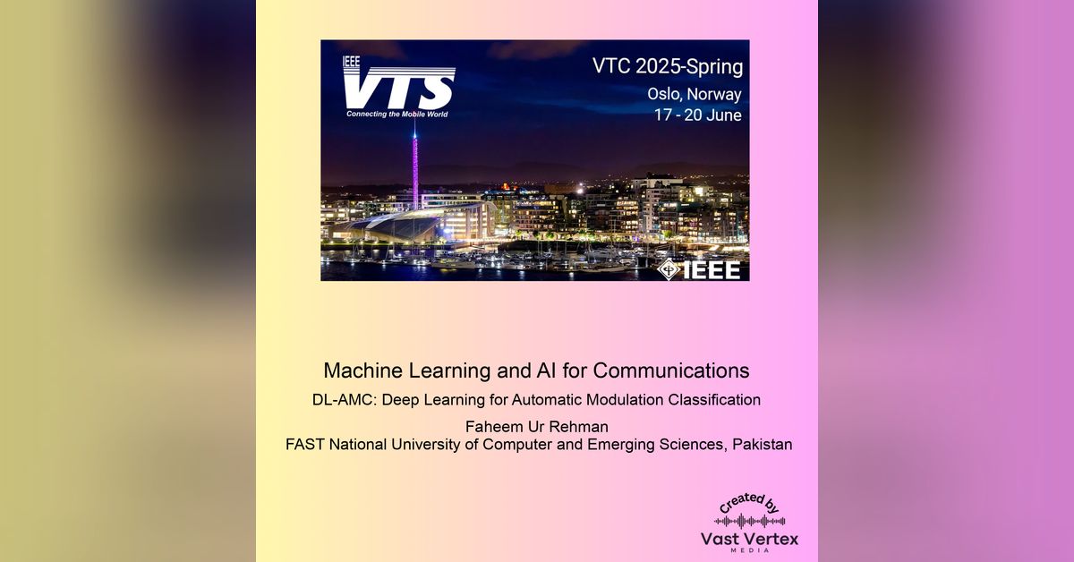 DL-AMC: Deep Learning for Automatic Modulation Classification | VTC ...