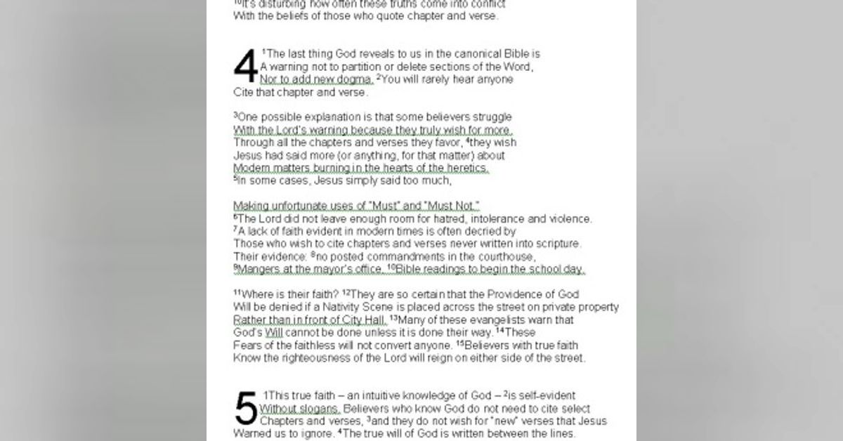 Consumer & Employee Freedom Protection Action | Inappropriate Conversations