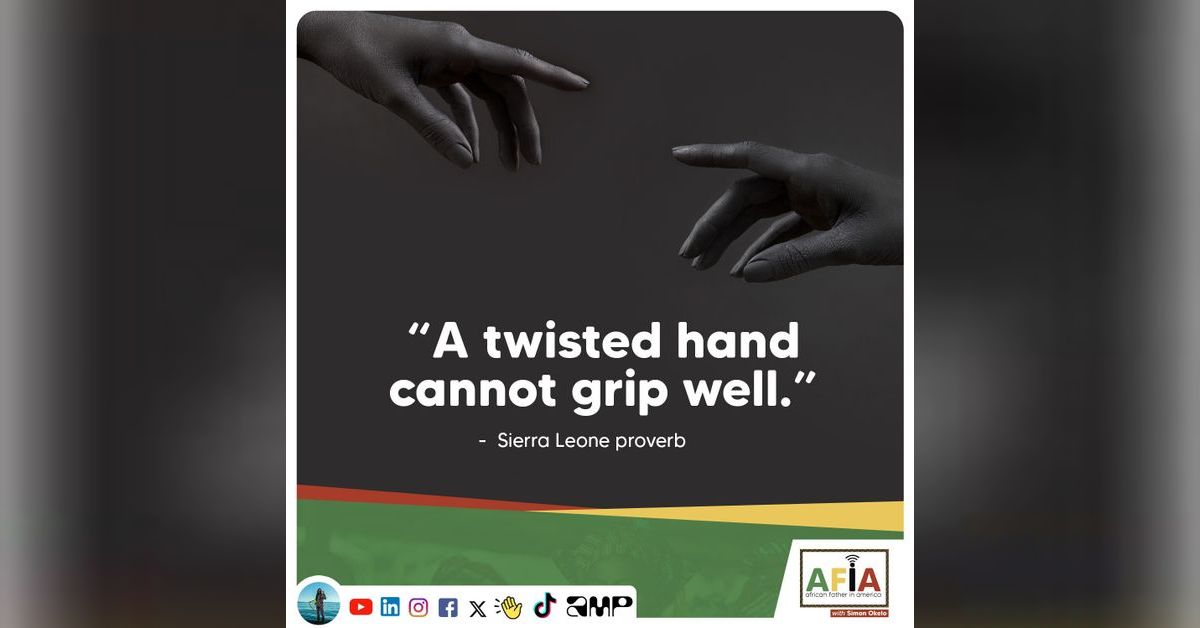 A Twisted Hand Cannot Grip Well: Why Integrity Matters | AFIAPodcast ...