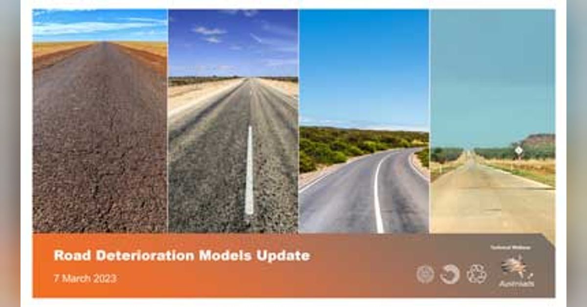 Road Deterioration Model Update | Austroads: Transport Research and Trends