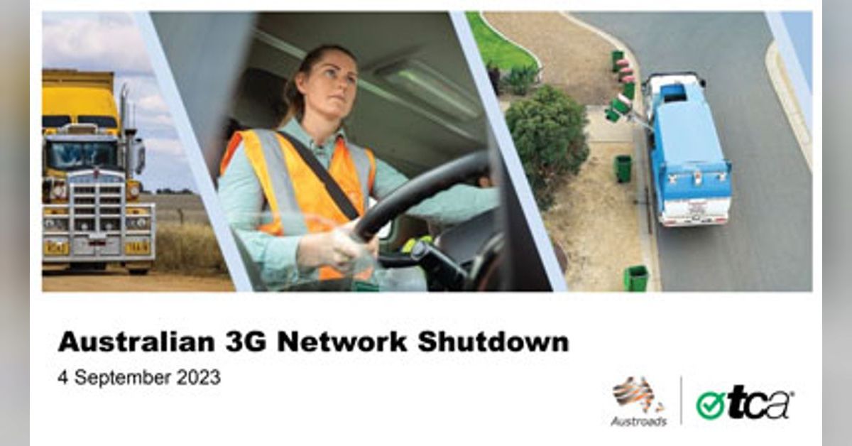 Australian 3G Network Shutdown | Austroads: Transport Research and Trends