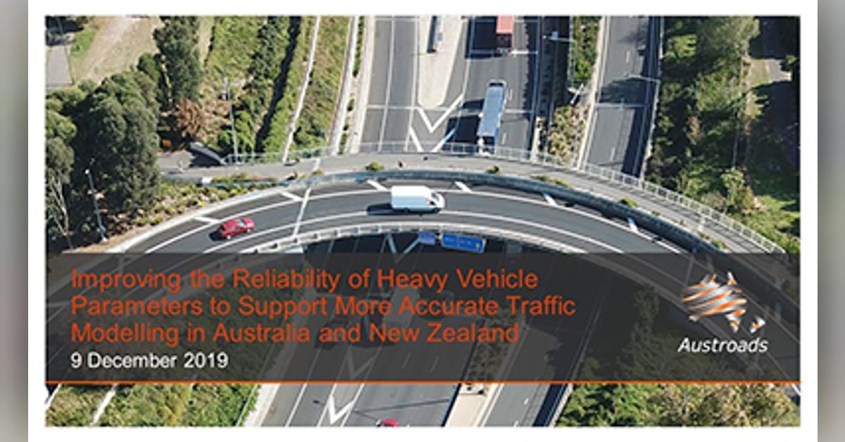 Improving the Reliability of Heavy Vehicle Parameters to Support More ...