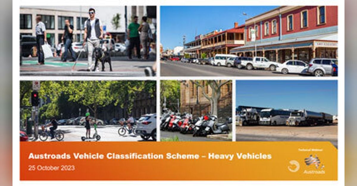 Austroads Vehicle Classification Scheme – Heavy Vehicles | Austroads ...