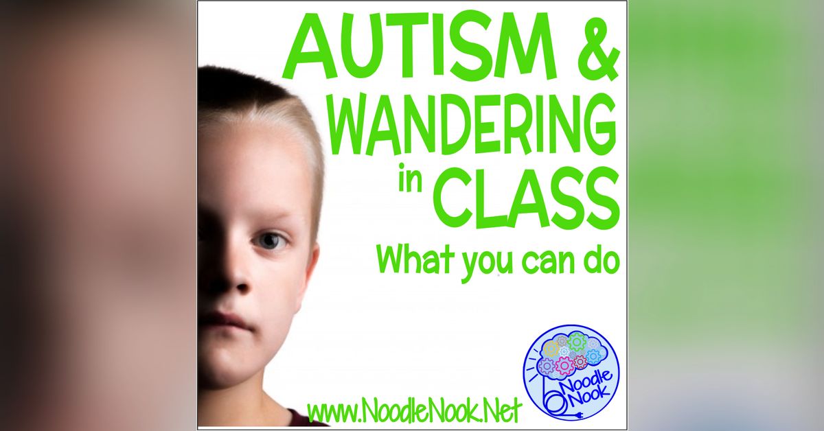 Autism and Wandering in the Classroom- What to Do | NoodleNook: A ...