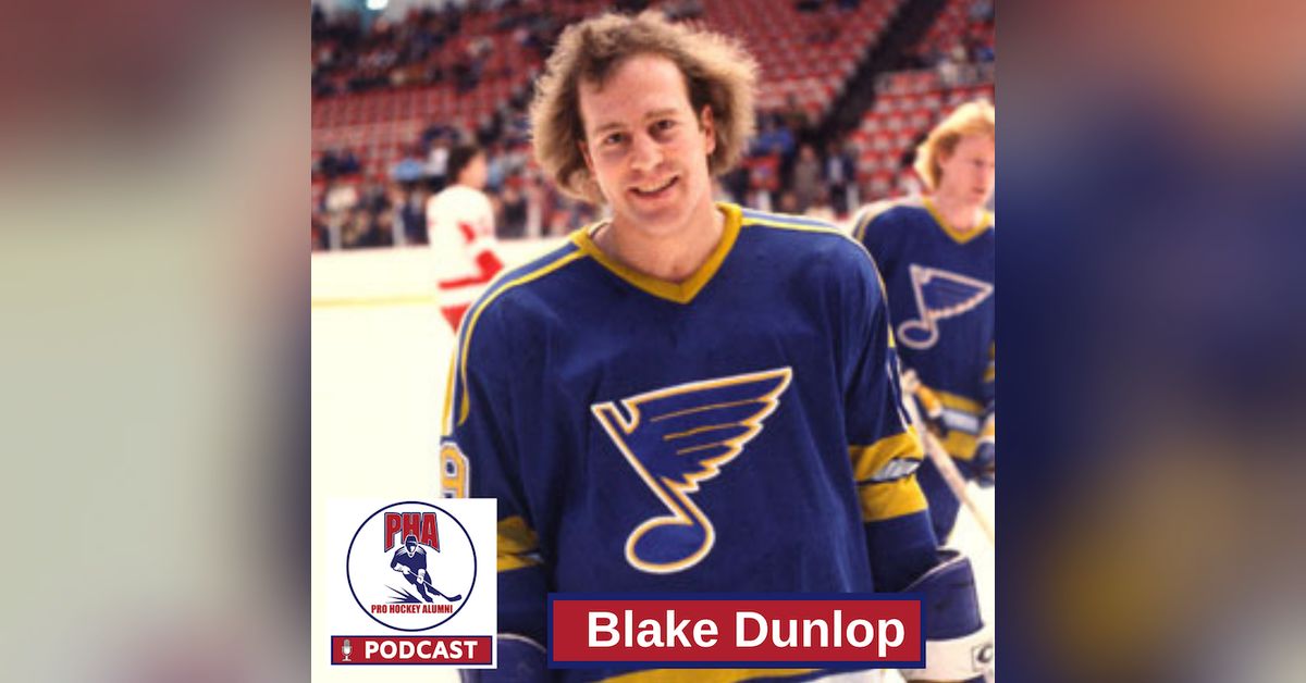#46 Blake Dunlop -- 1981 NHL Masterton Trophy Winner | The Pro Hockey ...