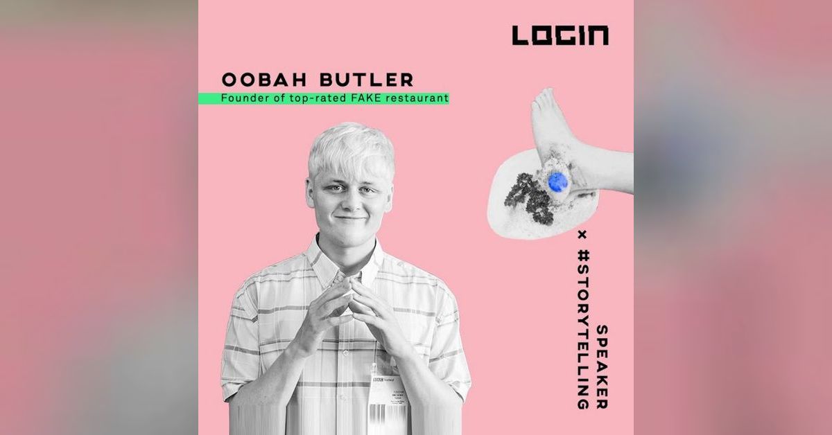 Oobah Butler on creative absurdity at Login 2018 | Transit Lounge