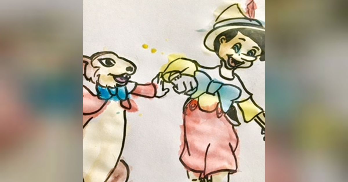 The Flying Mouse And Pinocchio | Drawn Out Cast