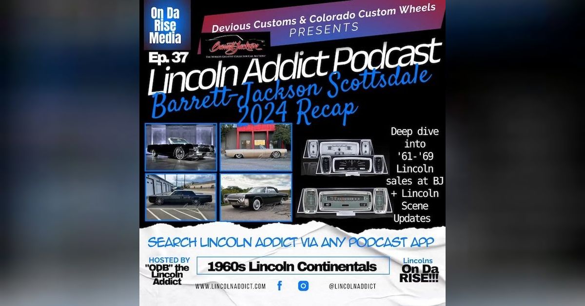 Barrett-Jackson Scottsdale Recap - 1961-1969 Lincoln Continental Sales ...