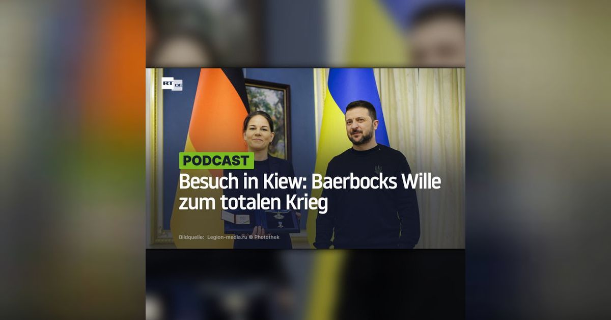 Besuch in Kiew: Baerbocks Wille zum totalen Krieg | RT DE