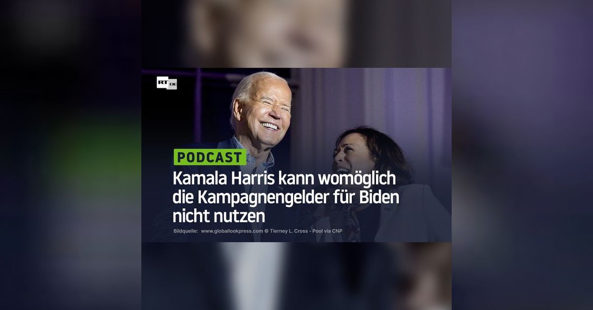 Kamala Harris kann womöglich die Kampagnengelder für Biden nicht nutzen ...